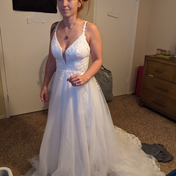 Dresses | Size 4 Brandnew With Tags Wedding Dress | Poshmark
